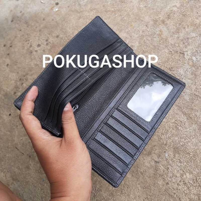Jual Dompet Kulit Sapi Asli Unisex Bam Jeruk Zipper Luar Dalam Premium ...