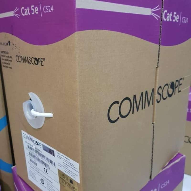 Promo Kabel Commscope Cable UTP Cat 5e - Kardus Ungu Kemasa Baru ...