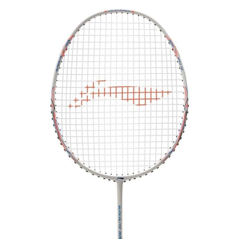 Promo New Full Set Raket Badminton Lining Superlite Max 10 White Blue ...