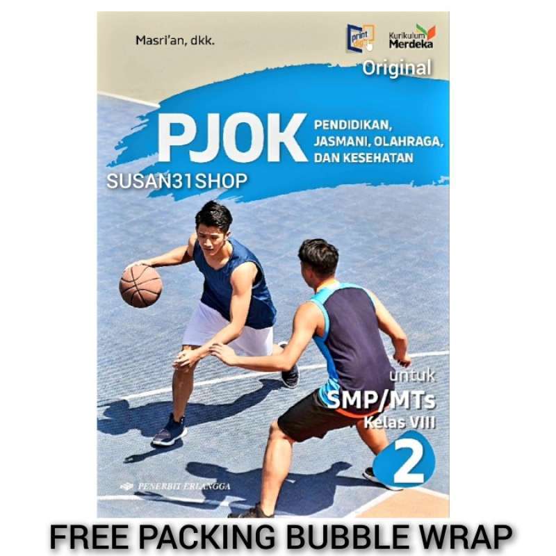 Promo Buku PJOK Kelas 2 VII SMP / MTS Erlangga Kurikulum Merdeka Original Diskon 23% di Seller ...