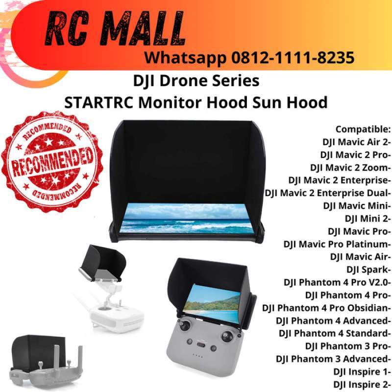 Promo Sun Hood Monitor Hood DJI Mavic 2 Pro Zoom Mini Air Spark Phantom ...