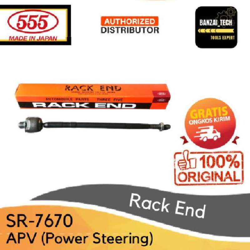 Jual Long Tie Rod / Rack End APV Power Steering Merk 555 Japan di ...