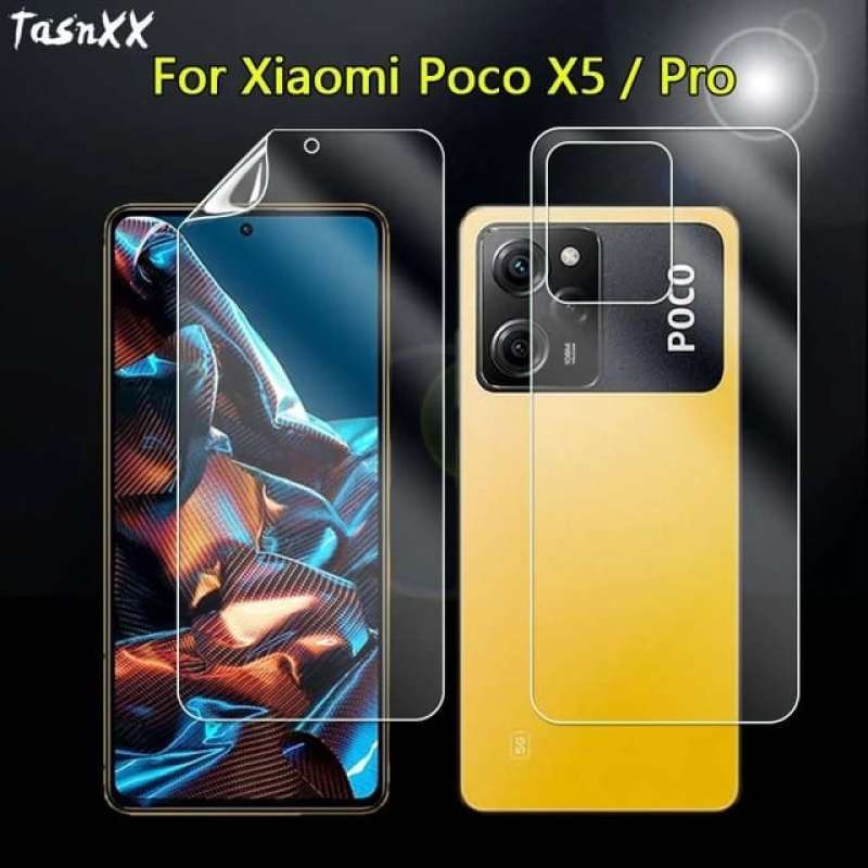 Promo POCO X5 5G X5 PRO Hydrogel Full Body Front & Back Screen ...