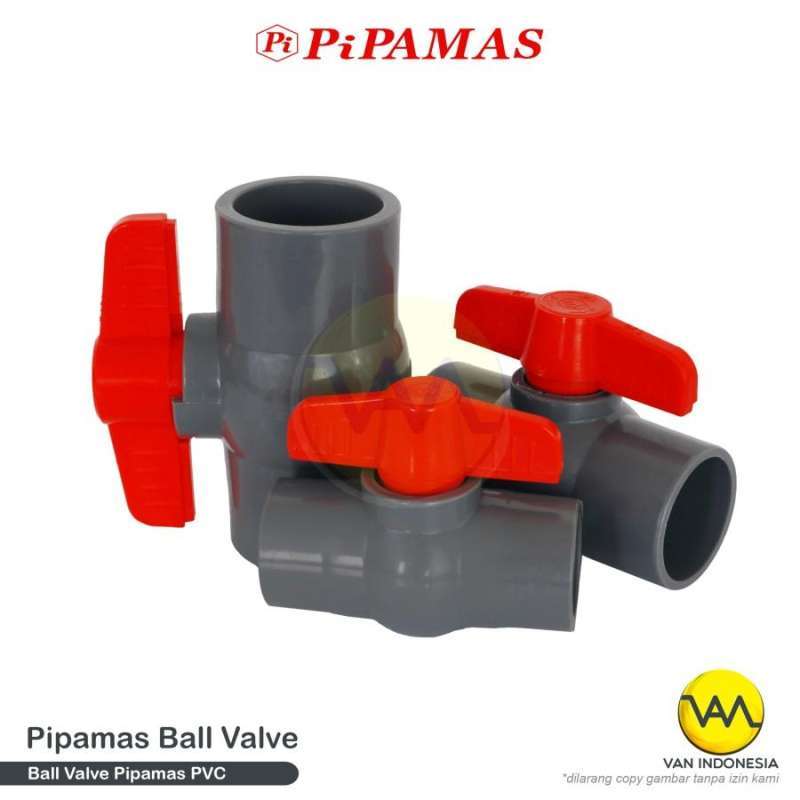 Jual Ball Valve PiPAMAS Stop Kran PVC 3/4 inch di Seller VAN Home & Living - Karasak, Kota ...