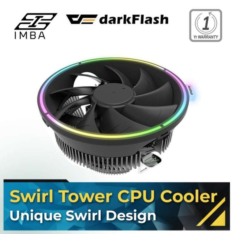 Promo AIGO - DARKFLASH DARKVOID RGB [Air CPU Cooler] Diskon 23% di ...