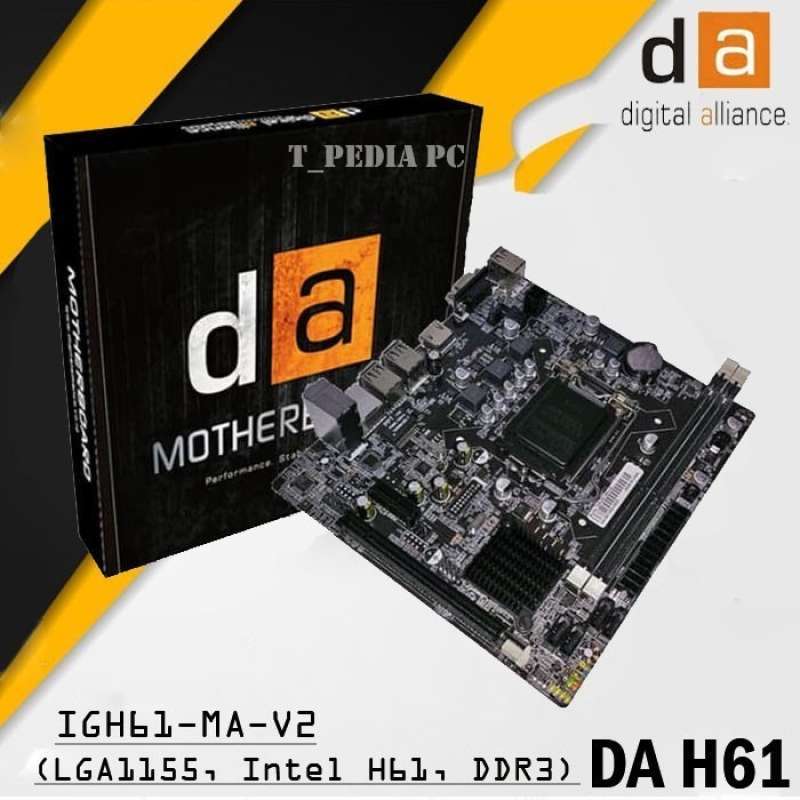 Promo H61 Motherboard Intel Socket LGA 1155 Micro - ATX Diskon 23% di ...
