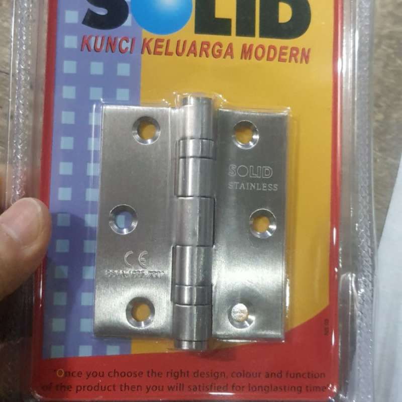 Jual Engsel Solid Ek 16 3x2.5x2 2bb Ball Bearing Us 32d Engsel Pintu ...
