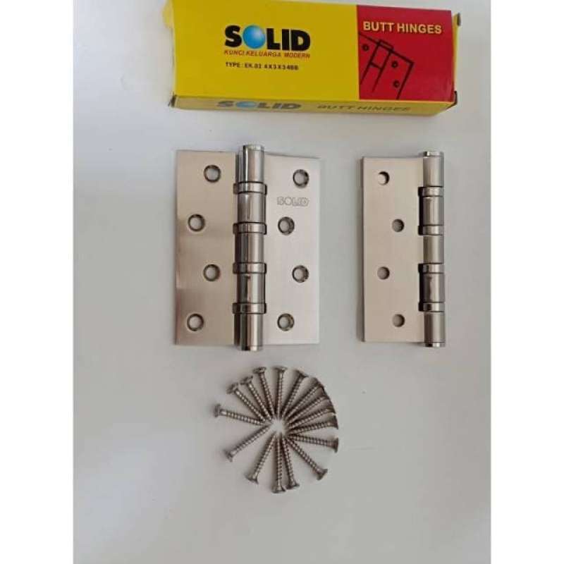 Promo Engsel Pintu Engsel Solid Engsel 4 Diskon 23% di Seller Restu ...