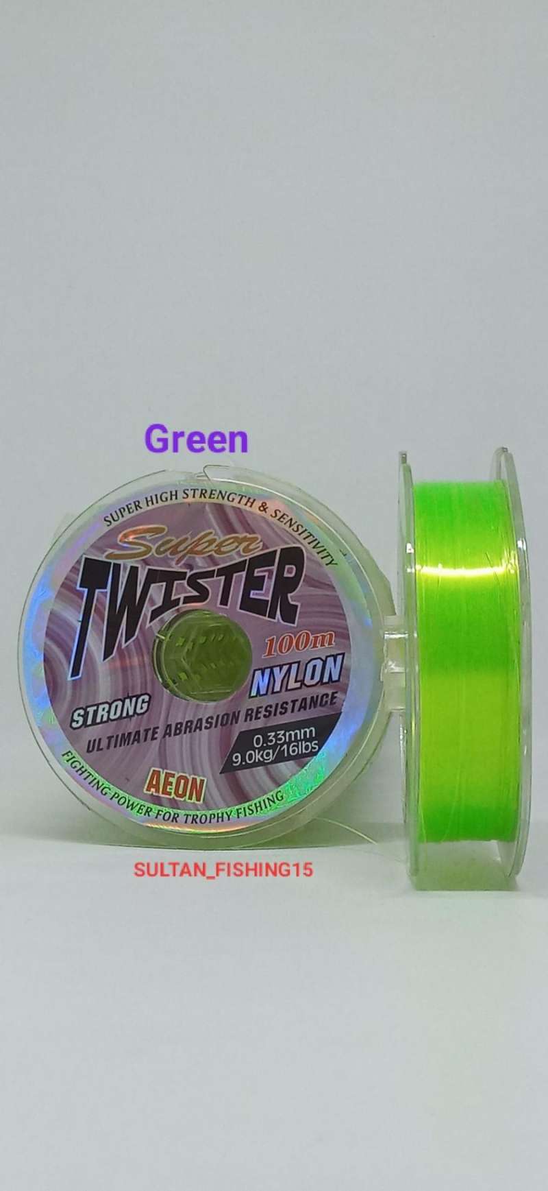 Jual SENAR PANCING AEON SUPER TWISTER 100M CONNECTING STRONG - 0.50 di ...