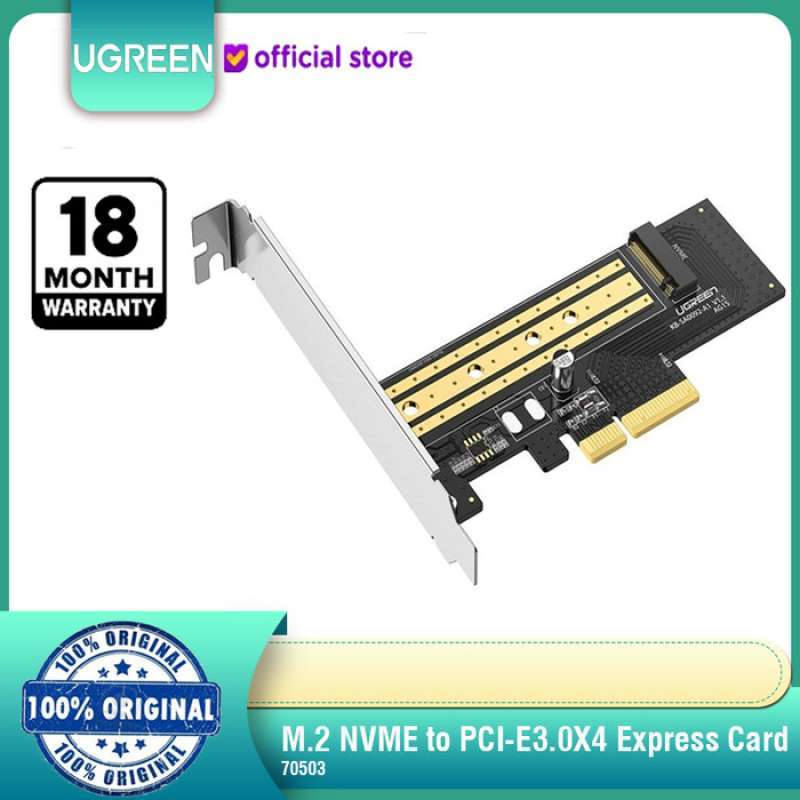 Promo Ugreen M.2 Nvme To Pci-e 3.0x4 Express Card Ssd Single Slot ...