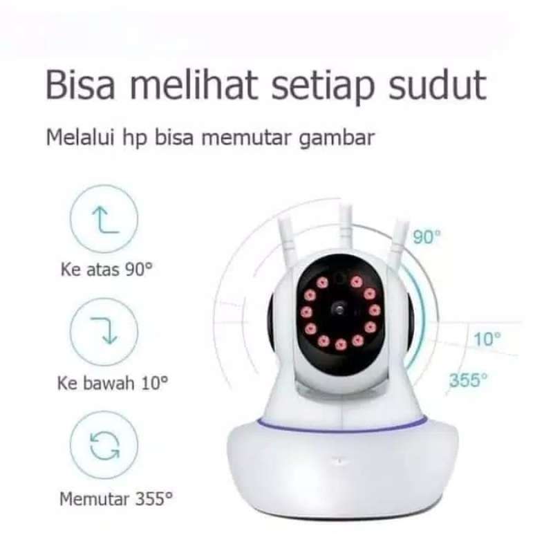 Promo IP Camera CCTV Wireless Wifi 3 Antena V380 - IP Cam V380 ... Promo IP Camera CCTV Wireless Wifi 3 Antena V380 - IP Cam V380 ...