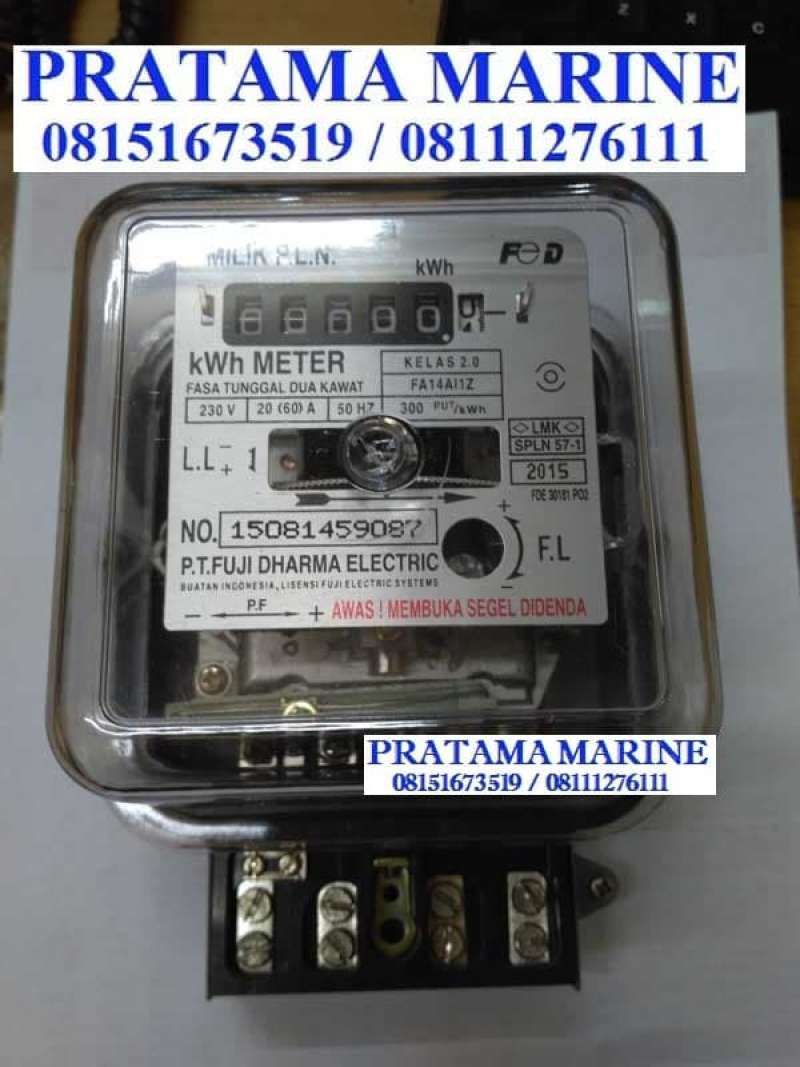Promo KWH Meter 1Phase 20(60)A Analog Merk Fuji Dharma Electric Diskon 23% di Seller Listrica ...