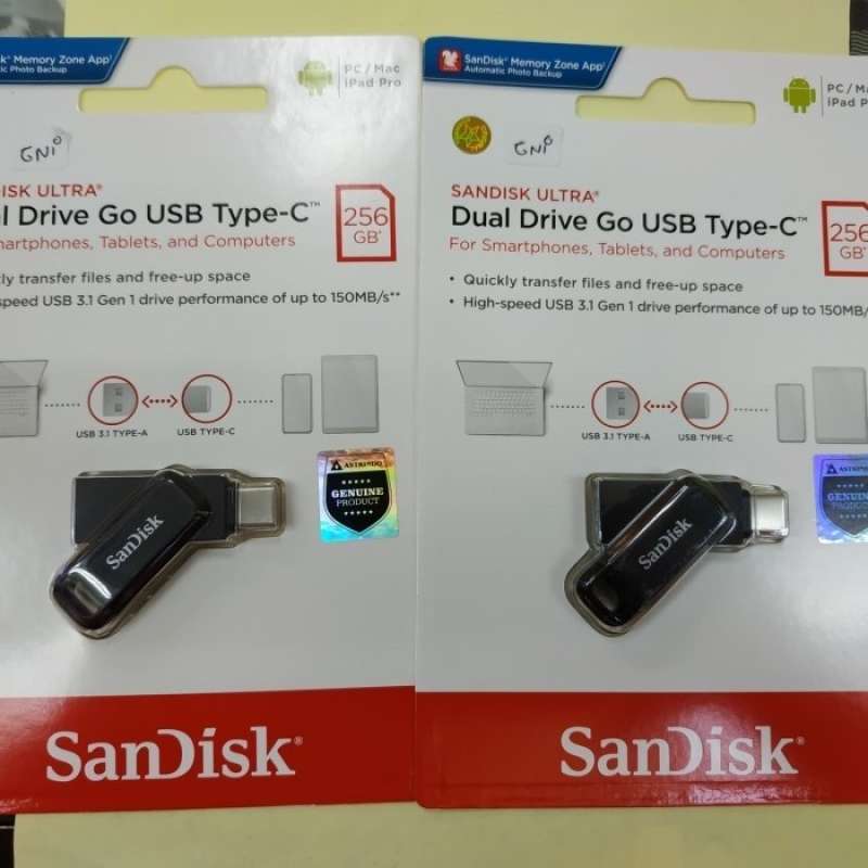 Promo Sandisk Ultra Dual Drive GO USB Type-C OTG 256GB USB 3.1 Diskon ...
