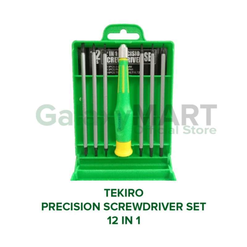 Promo Tekiro Precision Screwdriver / Obeng Presisi Set 12 In 1 Diskon ...