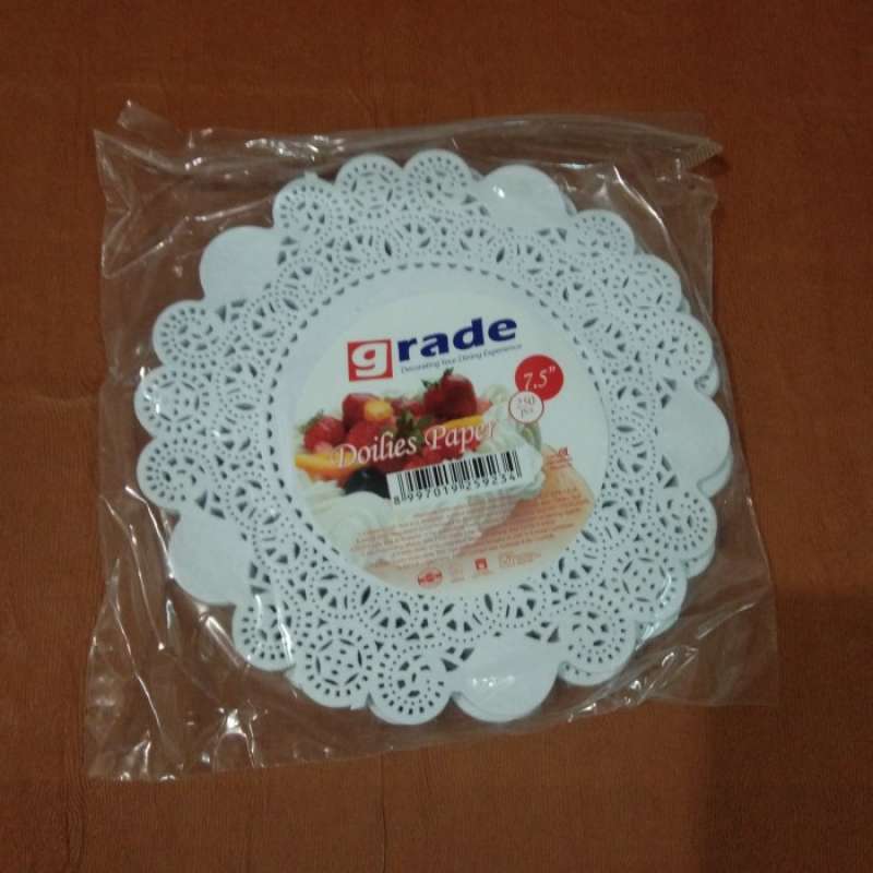 Promo 7.5 Paper Doyleys Alas Tart Kertas Hias Diskon 23% di Seller SBY ...