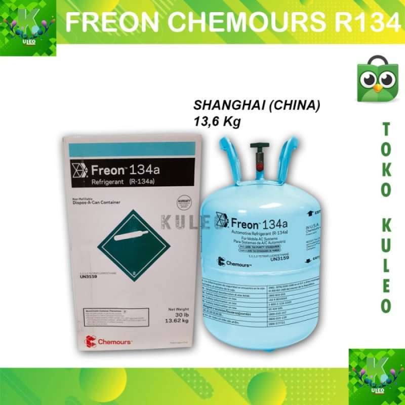 Promo FREON R134 CHEMOURS SHANGHAI 13.6KG / FREON CHEMOURS R134 CINA ...