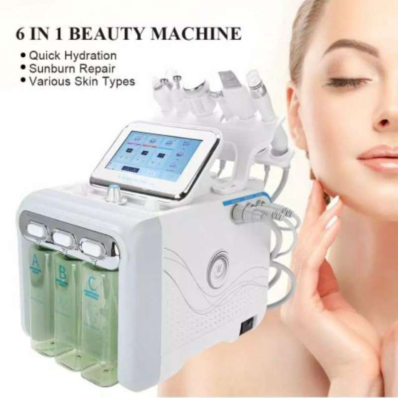 Promo Alat Facial hydra 6in1 Beauty Machine Diskon 23% di Seller Herme ...