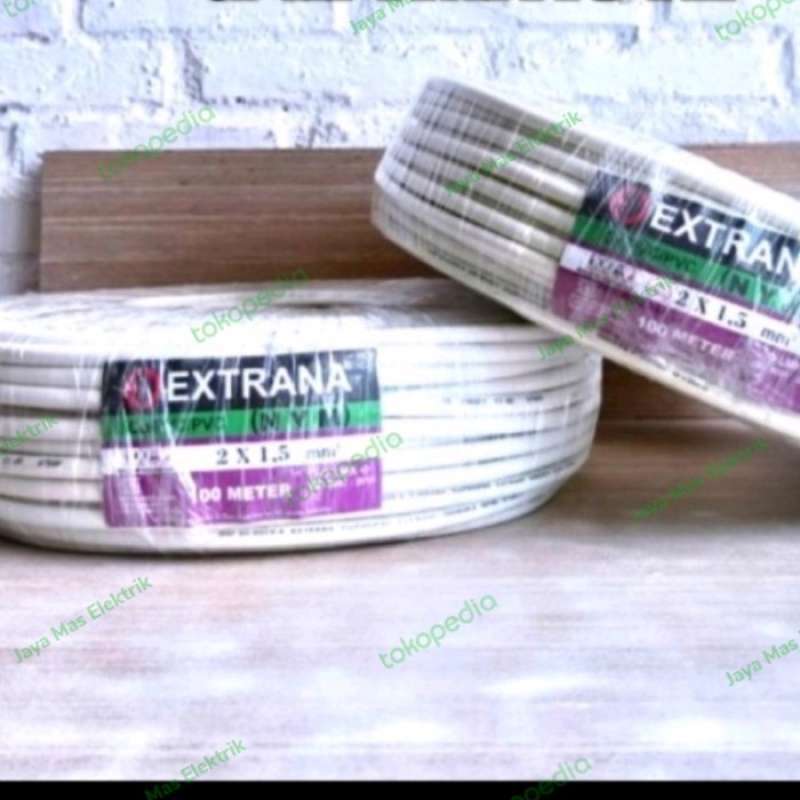 Promo KABEL LISTRIK EXTRANA NYM 2X1.5mm @100Meter Diskon 23% di Seller ...