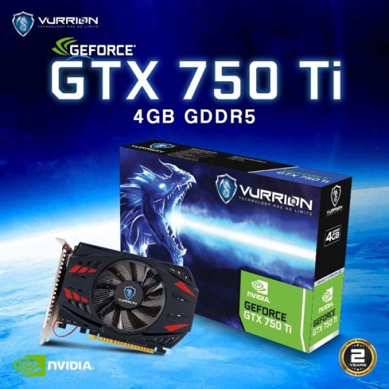 Promo Vga Card Gtx 750 Ti 4gb Gddr5 128bit Vurrion Geforce Nvidia ...
