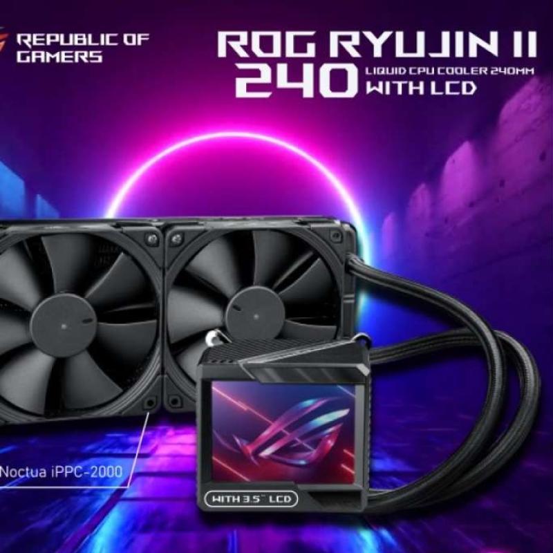 Promo ASUS ROG RYUJIN II 240 | 240mm AIO Liquid CPU cooler - with 3.5 ...