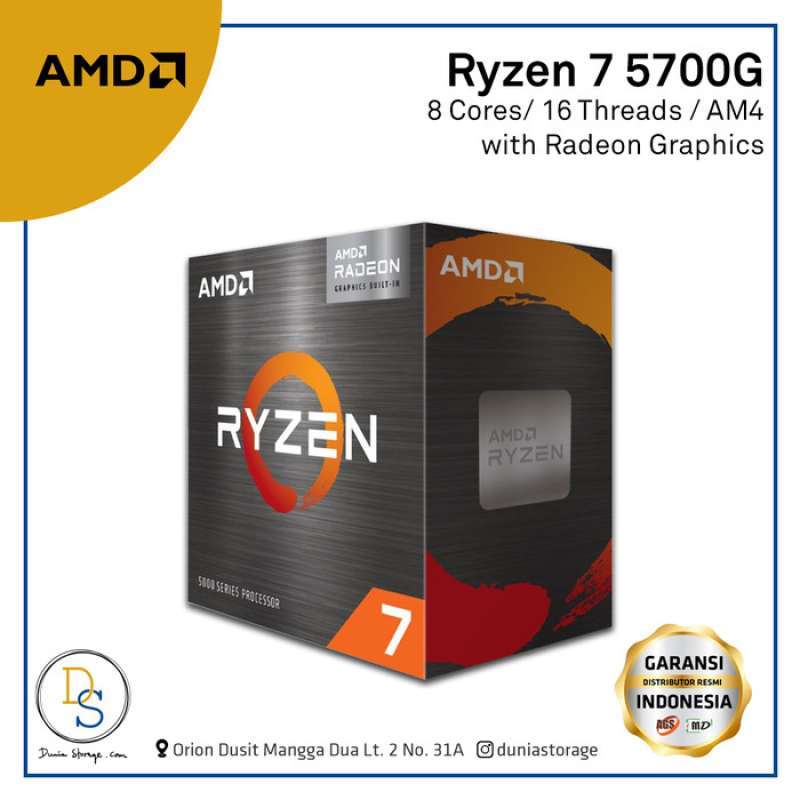 Promo AMD Ryzen 7 5700G Processor with Radeon Graphics Diskon 23% di ...