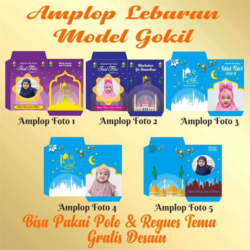 Promo AMPLOP LEBARAN CUSTOM FOTO DAN NAMA - AMPAU LEBARAN - AMPLOP THR ...