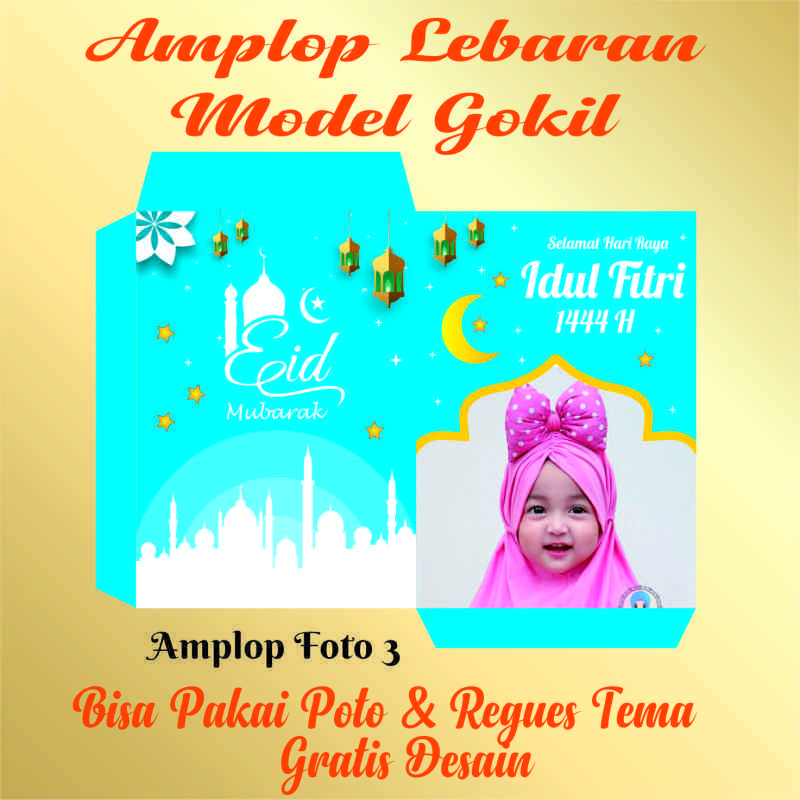 Promo AMPLOP LEBARAN CUSTOM FOTO DAN NAMA - AMPAU LEBARAN - AMPLOP THR ...