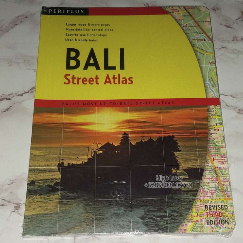 Promo Peta Travel Bali Street Atlas Map Edition INDONESIA English Book ...