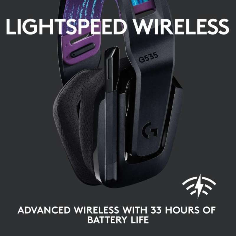 Jual Logitech G535 Lightspeed Wireless Gaming Headset Black Di Seller ...