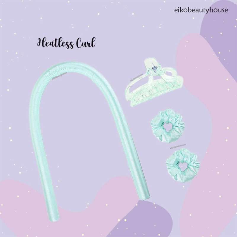 Promo Alat Keriting Roll Gantung Heatless Curl Rambut Tanpa Catok Curly ...