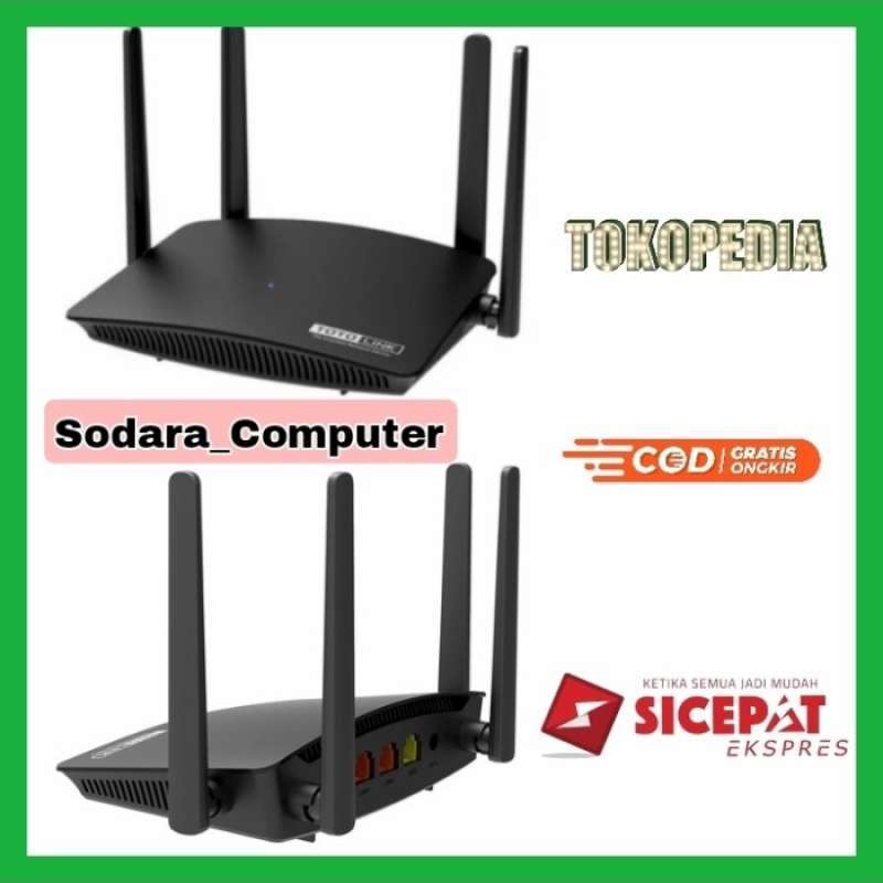 Promo Toto-link A720R - AC1200 Wireless Dual Band Router Diskon 23% di ...
