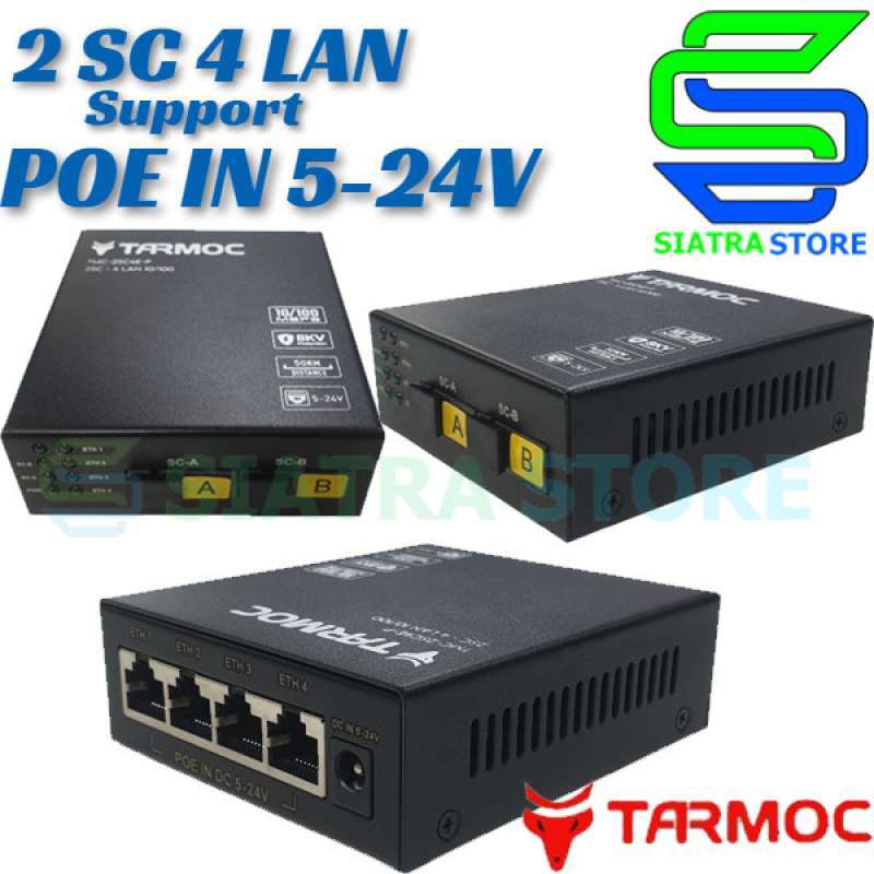 Promo Media Converter Ethernet Fiber Switch FO 2 SC 4 LAN 10/100 Diskon 23% di Seller Tikno ...