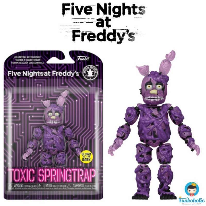 Promo Funko Articulated Five Nights At Freddys Fnaf Toxic Springtrap