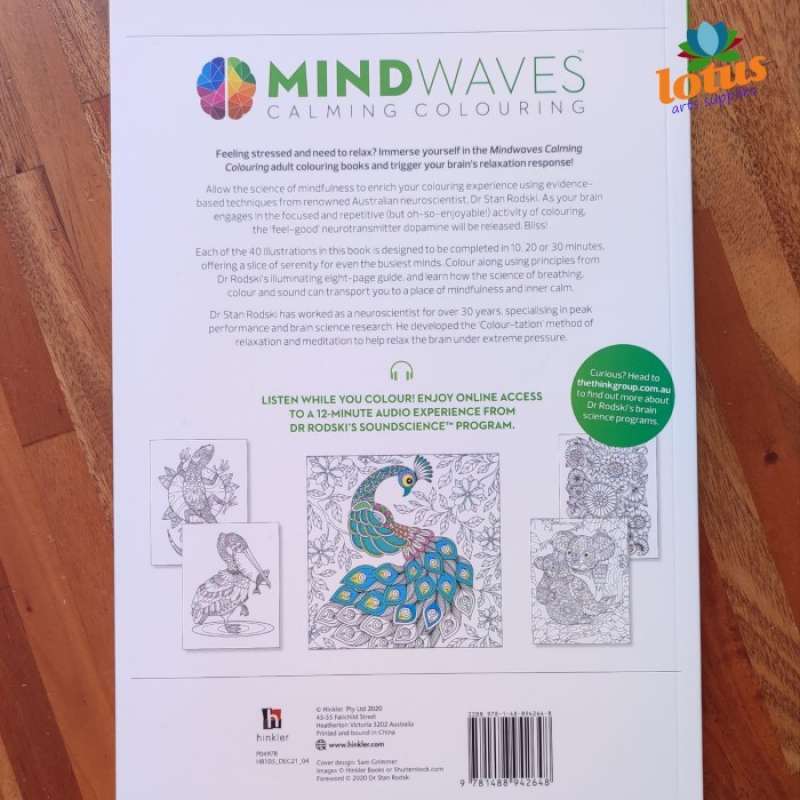 Jual Mindwaves Calming Colouring Book - Buku Mewarnai Dewasa Di Seller ...