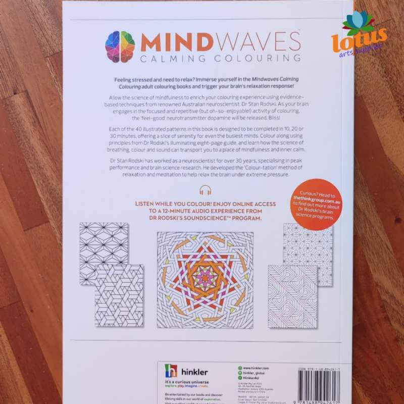 Jual Mindwaves Calming Colouring Book - Buku Mewarnai Dewasa Di Seller ...