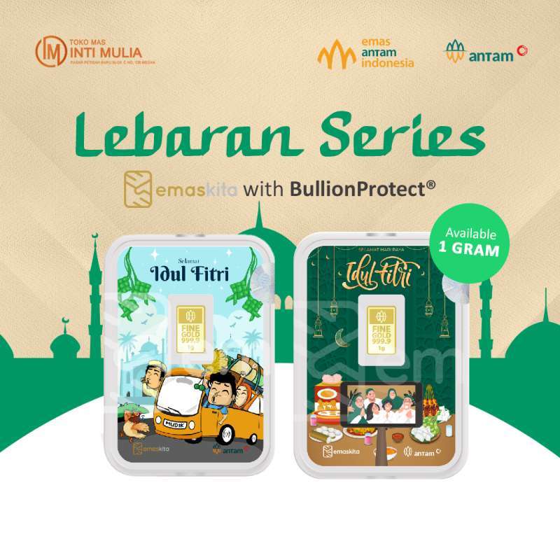 Jual Antam X Hartadinata Lebaran Series Bullion Protect 1 Gr Di Seller ...