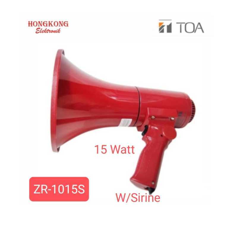 Jual Speaker Megaphone Toa Zr 1015s Sirine 15watt Megaphone 1015 S Di ...