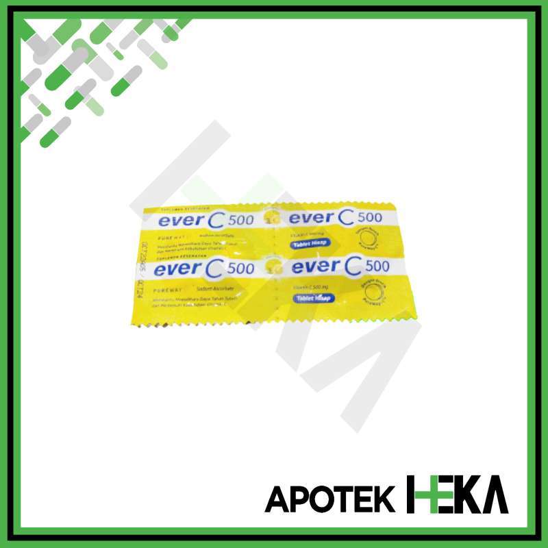 Jual Ever C 500 Strip Isi 2 Tablet - Vitamin C Hisap Di Seller Apotek ...