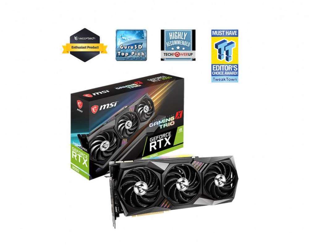 Jual Vga Msi Rtx 3090 Gaming X Trio 24g 24gb Gddr6x Di Seller Prisma ...