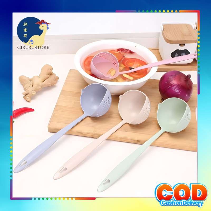 Jual CENTONG KUAH 2 IN 1 DENGAN SARINGAN FOOD GRADE 100% / SENDOK ...