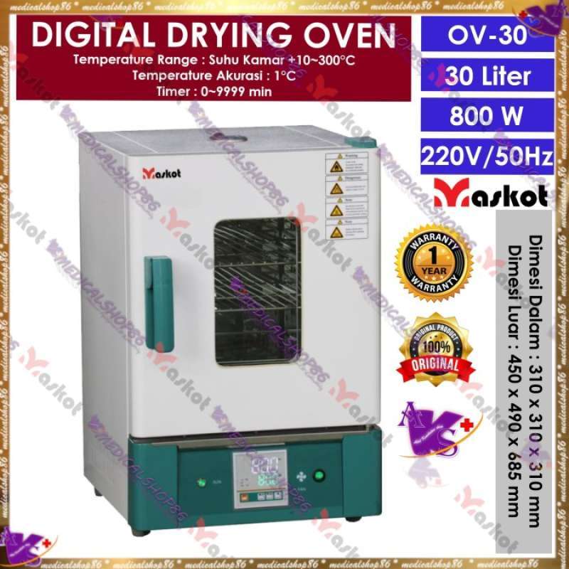 Promo OV-30 DIGITAL OVEN 30 LITER, HOT AIR DRYING OVEN 30 Liter. MASKOT ...