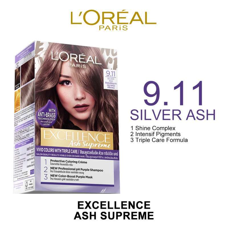 Jual LOREAL PARIS EXCELLENCE ASH SUPREME HAIR COLOR - SEMIR RAMBUT ...