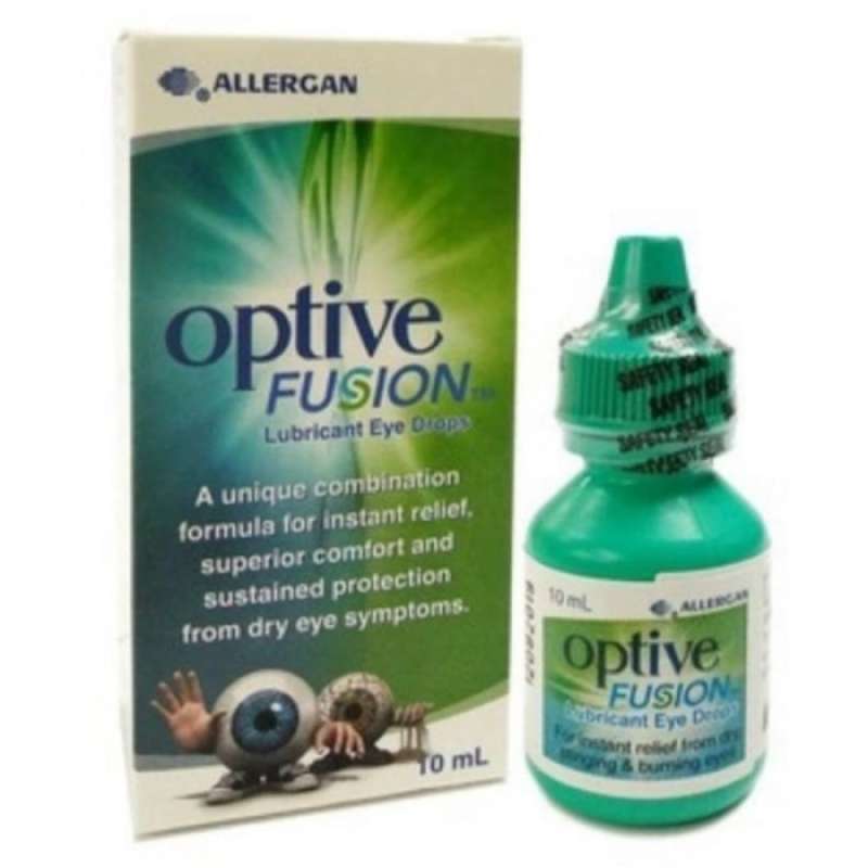 Promo Optive Fusion Lubricant Eye Drops 10 Ml Obat Tetes Mata Diskon 23 ...