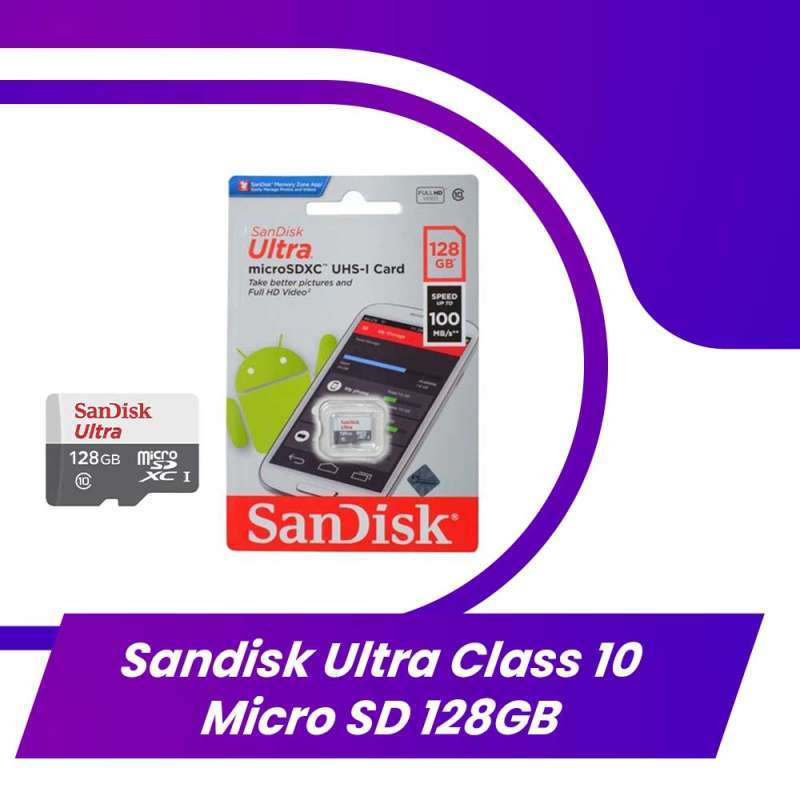 Jual Sandisk Ultra Class 10 Micro Sd 128gb Di Seller Bandar Multi ...