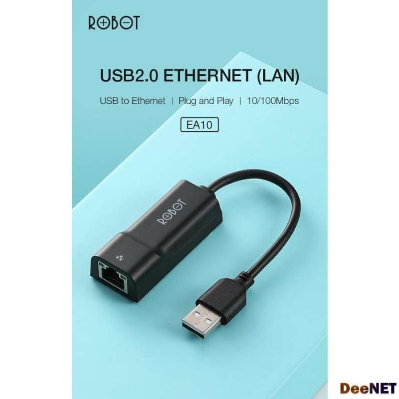 Jual Robot Ea10 Usb Ethernet Adapter Usb 2.0 To 10/100mbps Network Rj45 ...