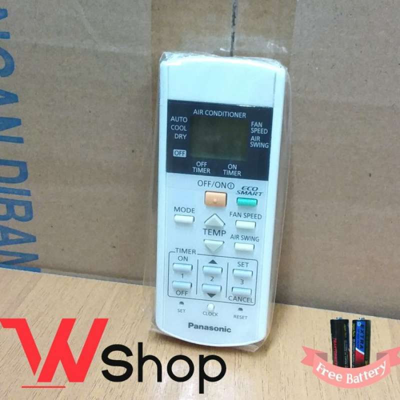 Promo Remot/Remote Ac Panasonic Eco Smart - Original - Air Conditioner ...