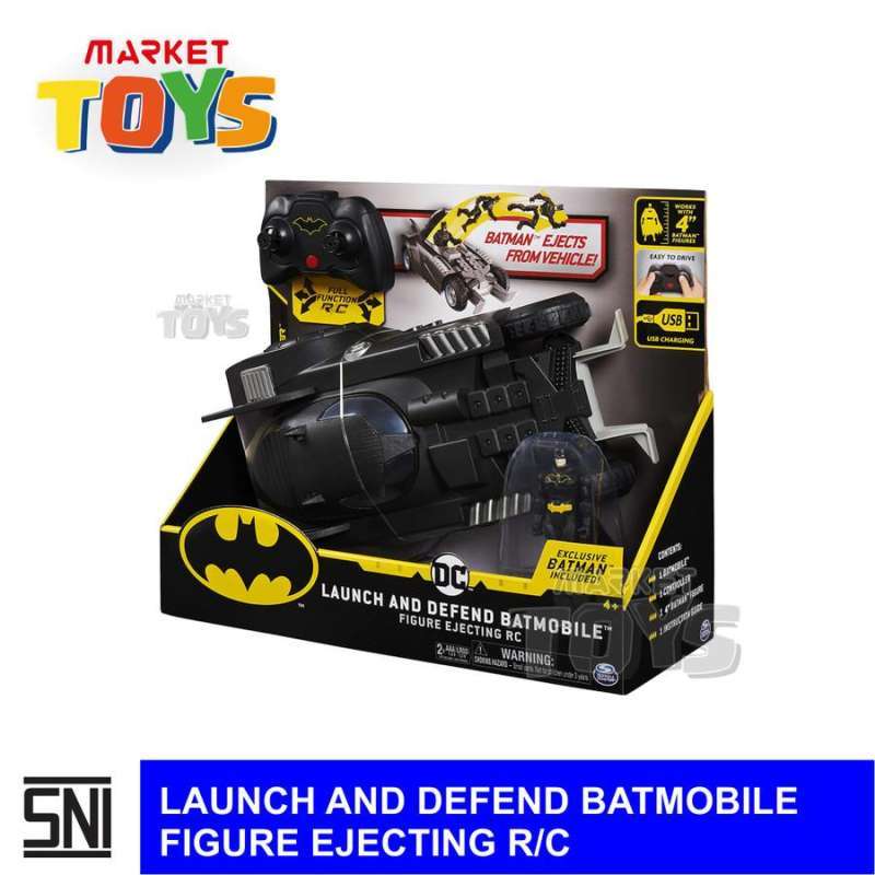 Jual DC BATMAN LAUNCH AND DEFEND BATMOBILE - FIGURE EJECTING R/C di ...