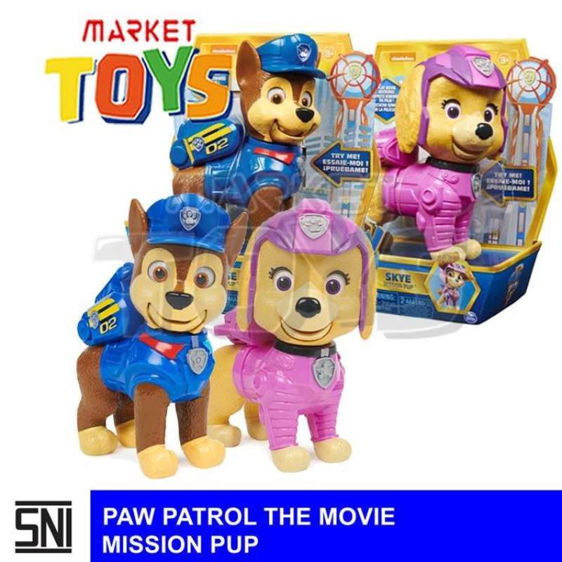 Jual Paw Patrol The Movie Mission Pup Mainan Anak Action Figure ...