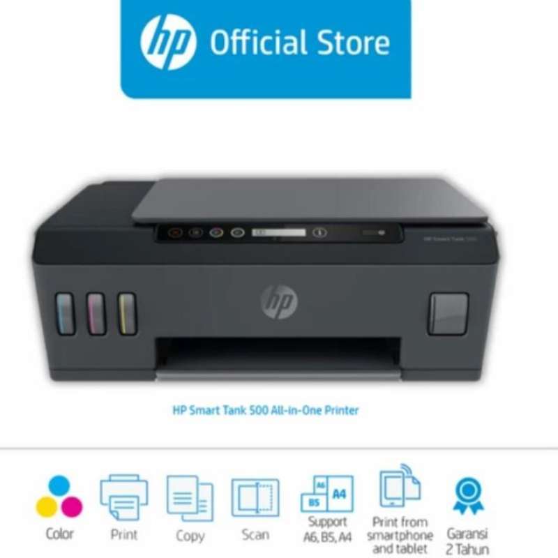 Jual HP SMART TANK 500 ALL IN ONE PRINTER GARANSI RESMI di Seller Shuma ...