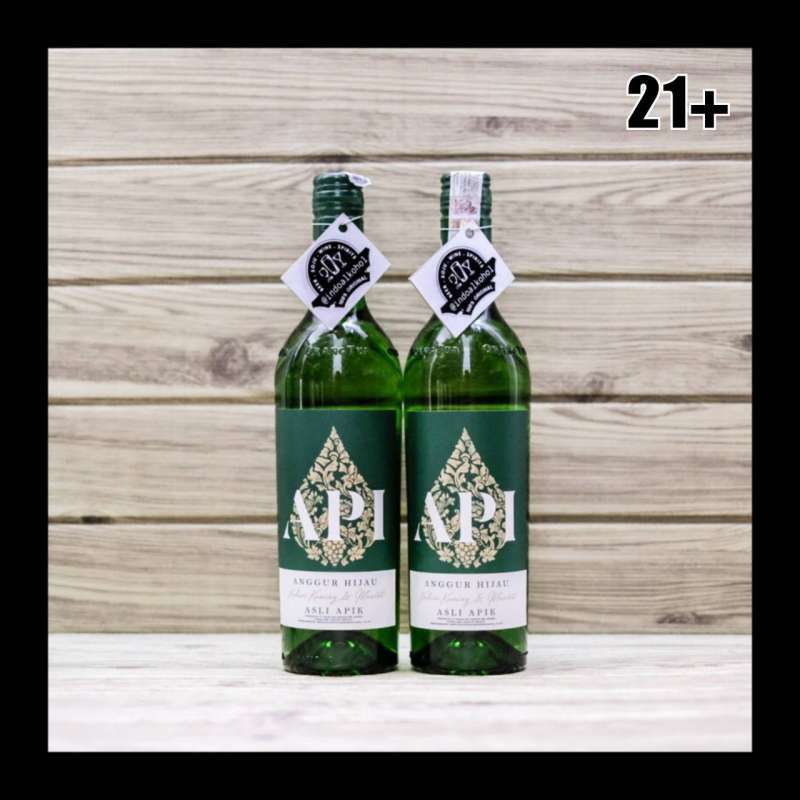 Promo Paket 2 Anggur Hijau API 620ml - Anggur Beverages - INDOALKOHOL ...